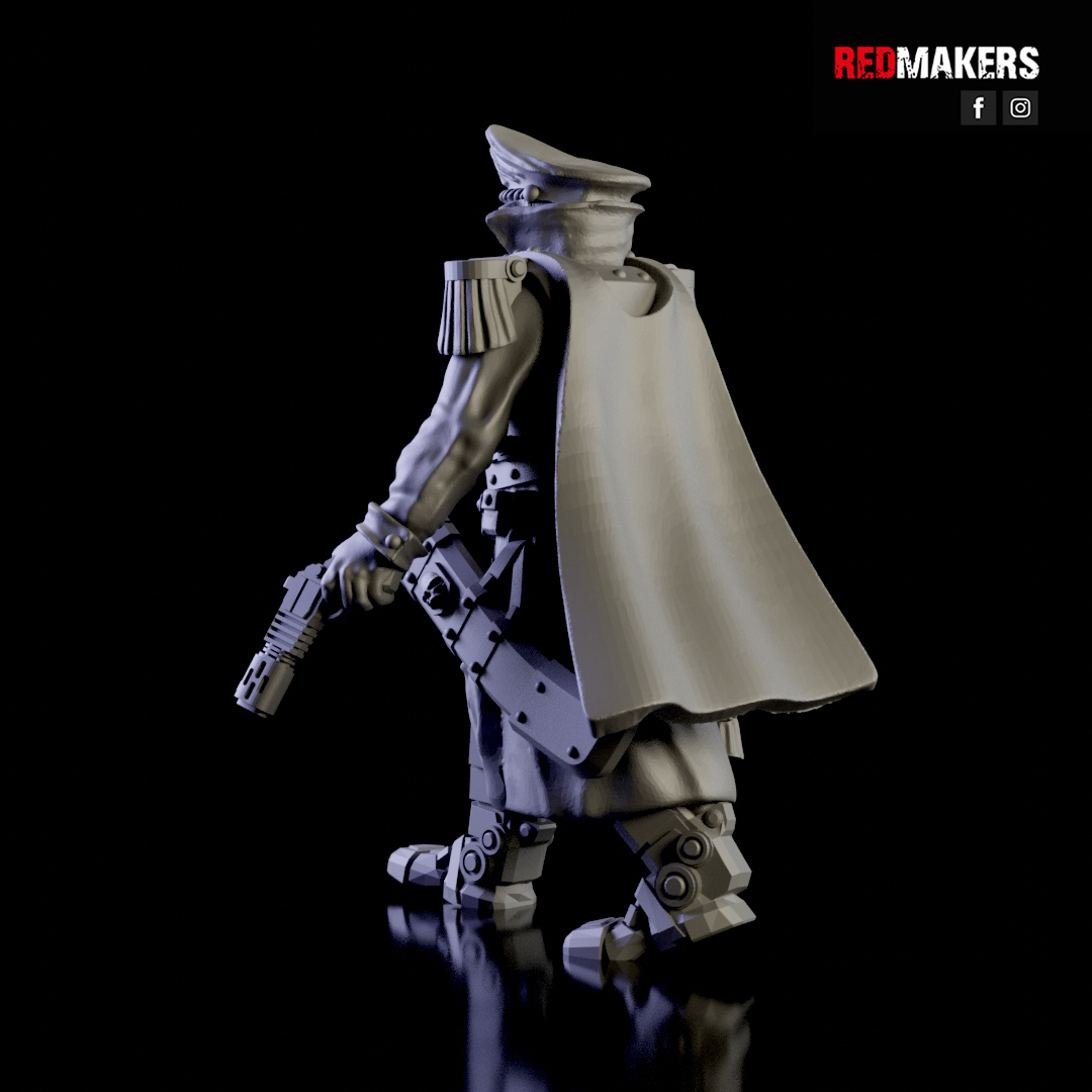 Free 3D file Commissar of the Imperial Force ⚔・3D printing design to ...