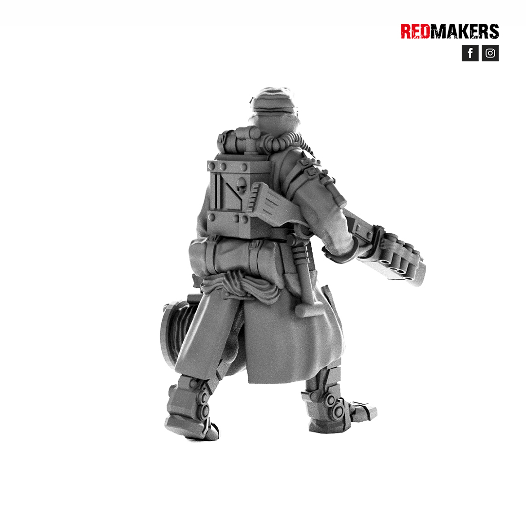 3D file Death Squad Engineers of the Imperial Force 🔨・3D printing ...