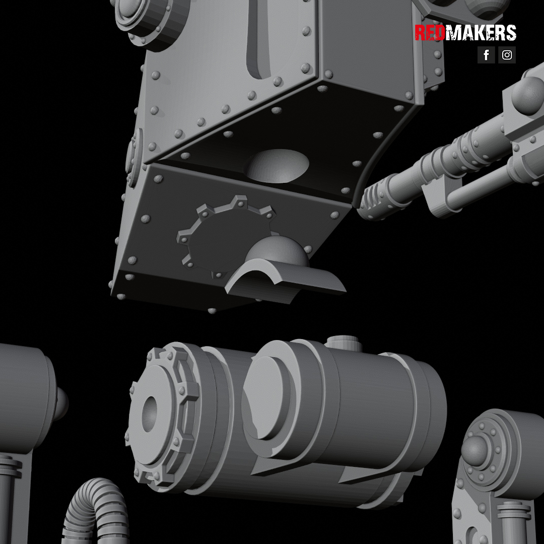3D file Imperial force Light mech 🎲・3D printable design to download・Cults