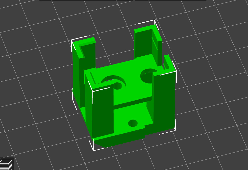 Free 3D file Flying Bear Ghost 6 ADXL345 mount E3D V6 heater block・3D ...