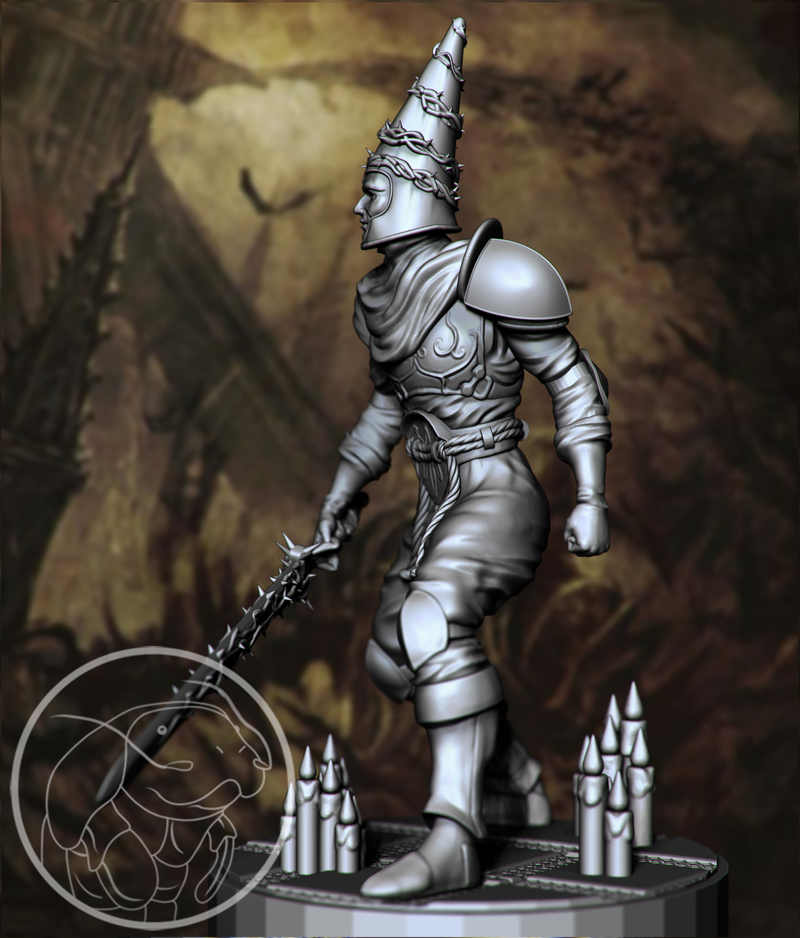 STL file Penitent One (Blasphemous) 🎲・3D printing idea to download・Cults