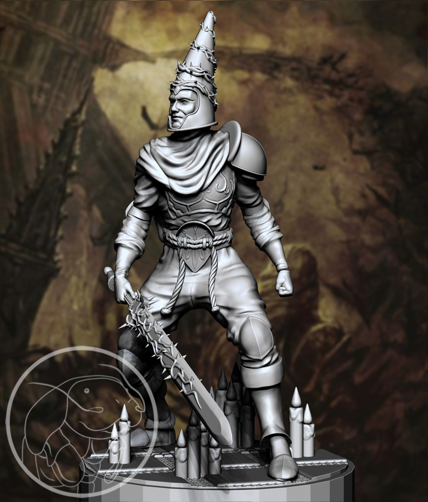 STL file Penitent One (Blasphemous) 🎲・3D printing idea to download・Cults