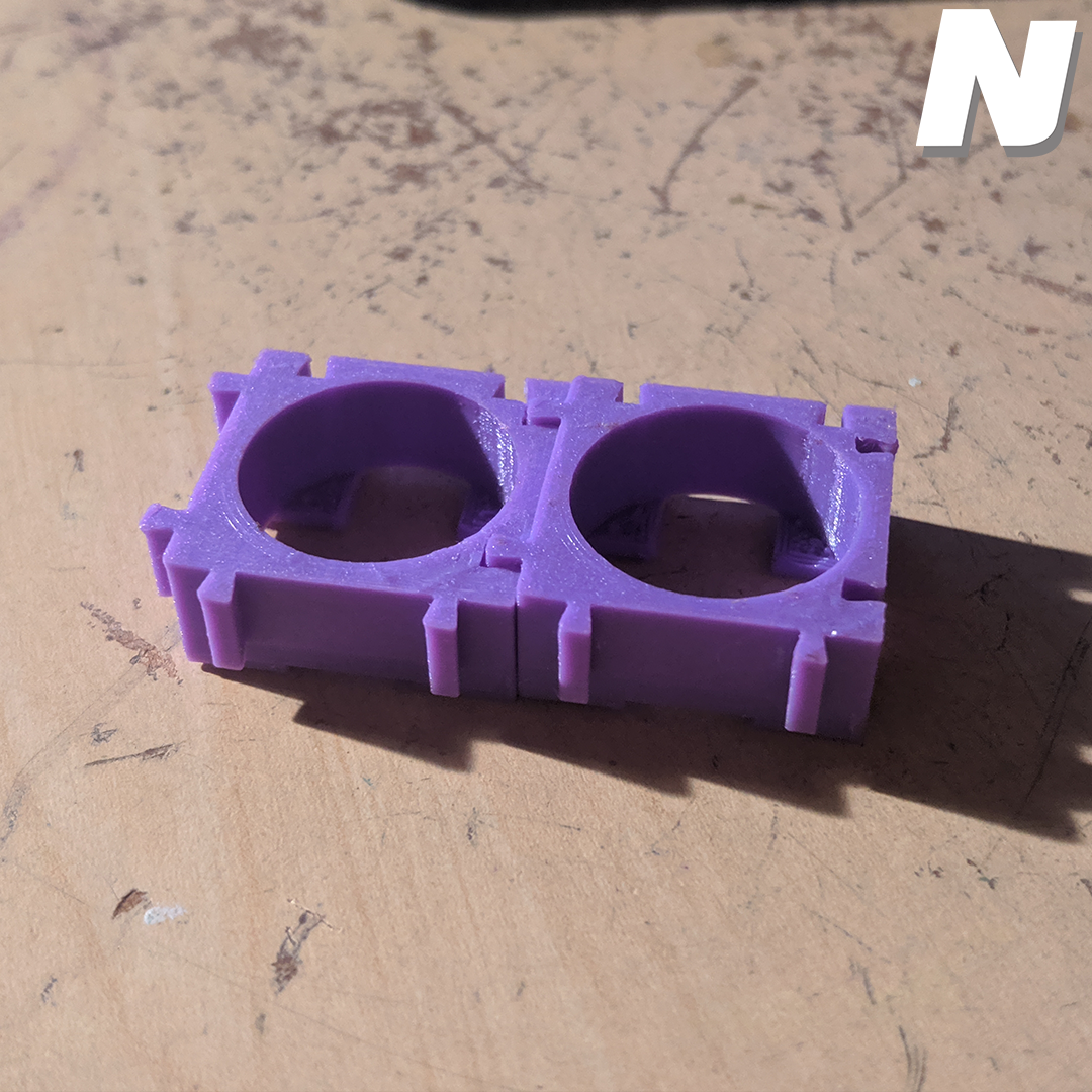 Free STL file 18650 modular battery holder・3D printing model to ...