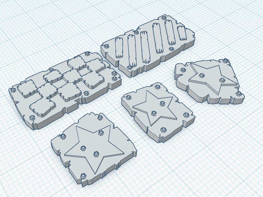 STL file symbol set A・3D printer model to download・Cults
