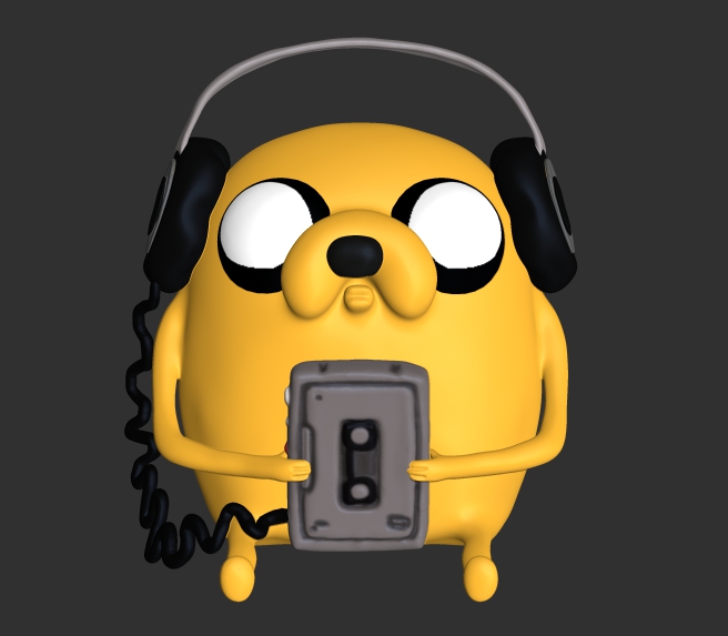 3D file JAKE LISTENING TO MUSIC/JAKE SAD・3D printable model to download ...