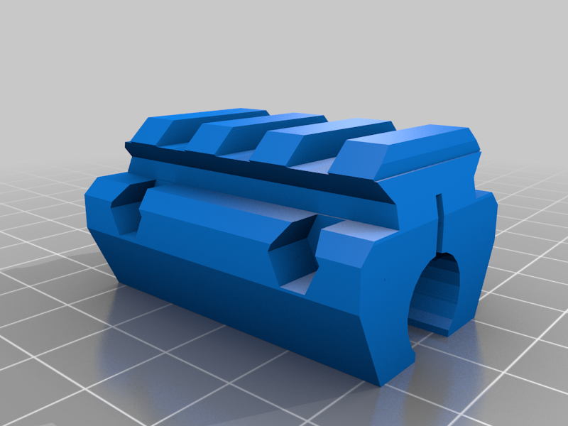 Free 3D file CROSSMAN 1377 PICATINNY MOUNT low・3D print model to ...