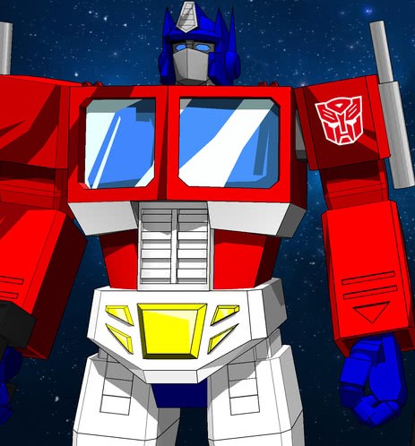 Transformers G1 Optimus Prime Face