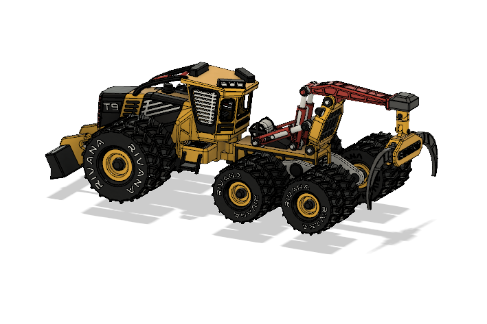 Free 3D file Yellow Log Skidder-All Dual Wheels 🚜・3D print design to ...