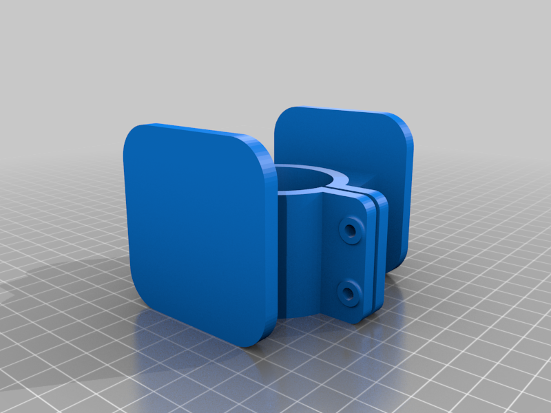 Free 3D file CCTV Camera Mount for 40mm Pole( 2 models)・3D printing ...