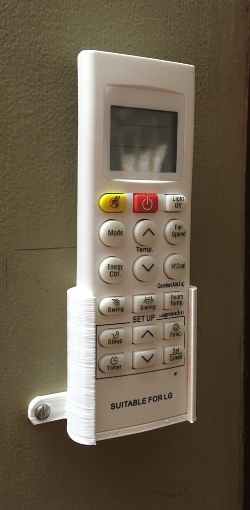 Free 3D file LG inverter AC Remote Wall Mount 🪞・3D printing idea to ...