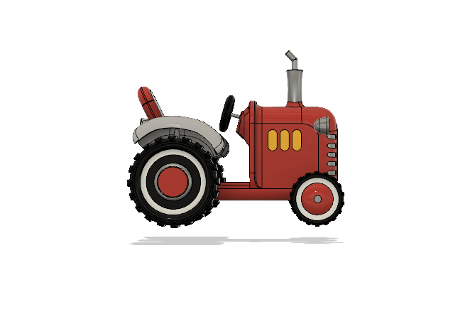 Free STL file Candy Tractor with Movements・3D printer design to ...
