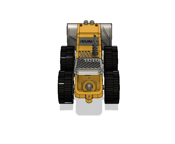 Free STL file Yellow Bulldozer with Movements Version 2 🚜・3D printer ...