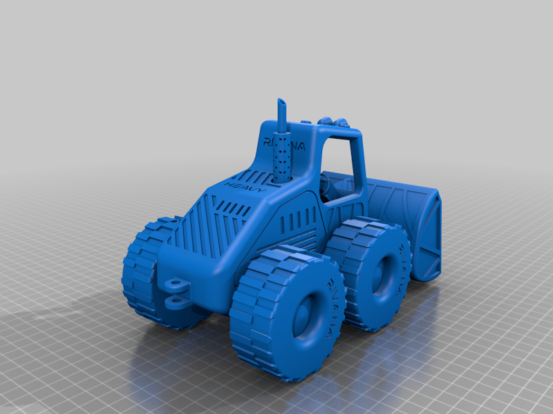 Archivo STL gratis Bulldozer amarillo con movimientos 🚜・Plan imprimible ...