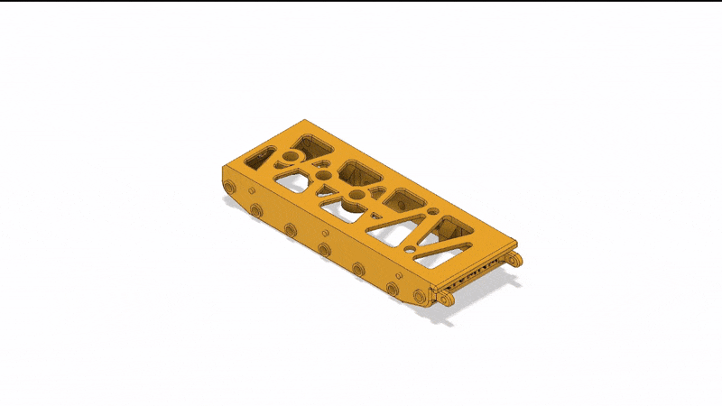 Fichier STL gratuit Chassis de tracteur d'artillerie jaune・Modèle pour ...