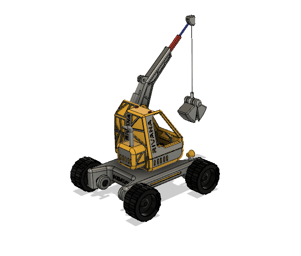 Free STL file Yellow Pickup Crane with Movements 🏗️・Model to download ...