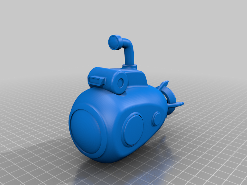 Free 3D file Yellow Submarine Sub・Object to download and to 3D print・Cults