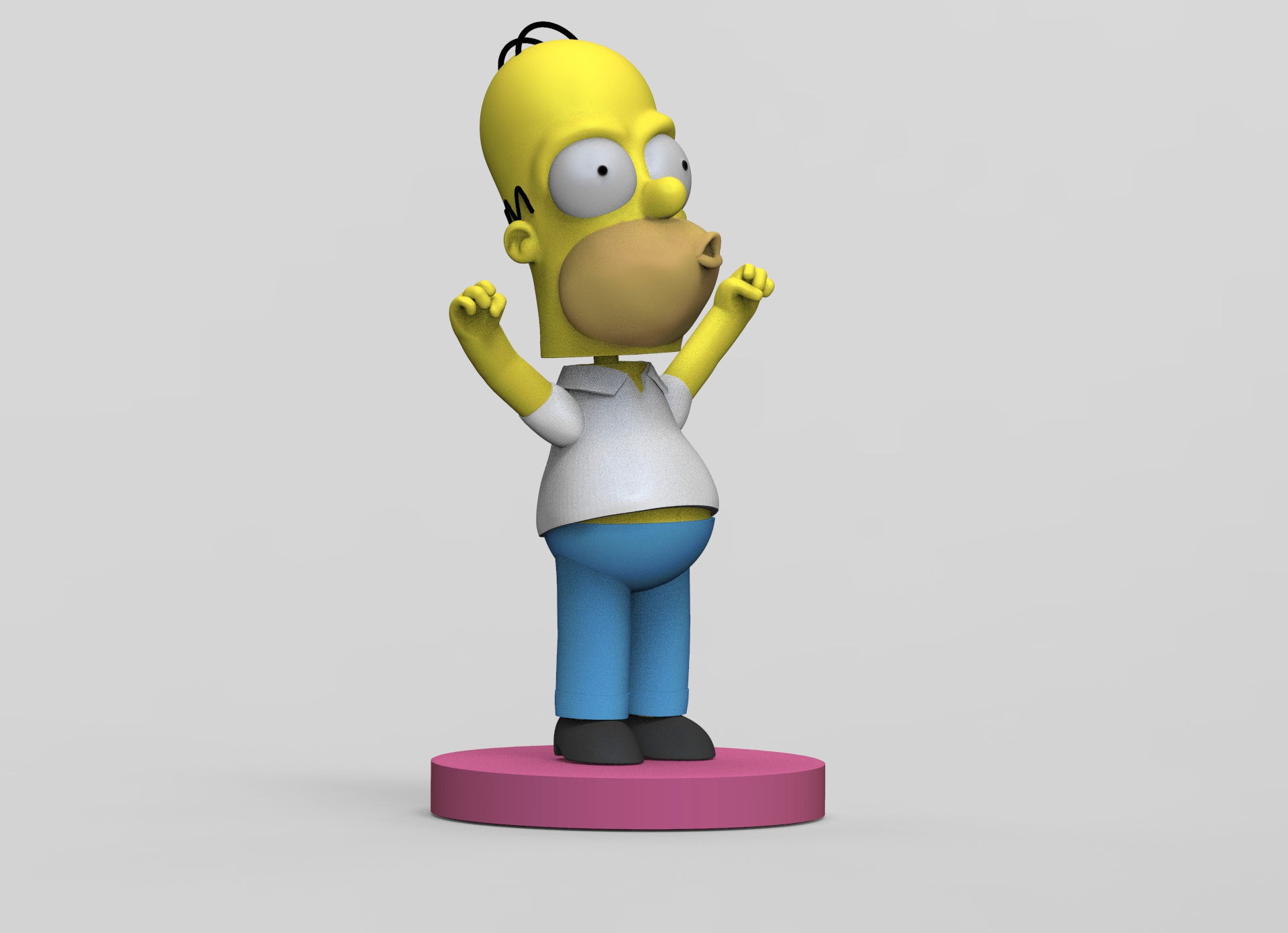 STL file Homer Simpson bubble head WooHoo・3D printable model to ...