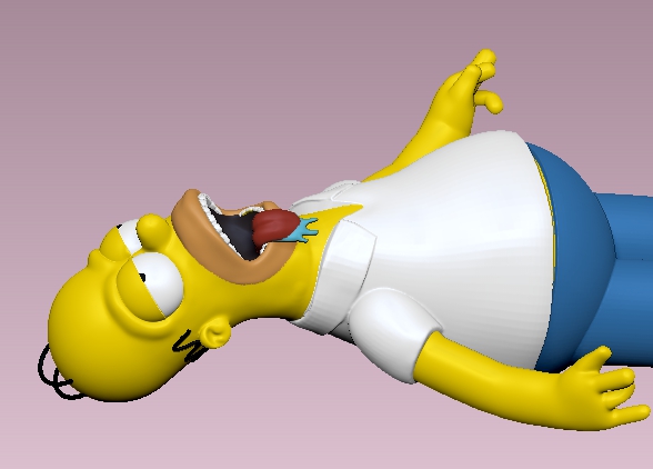 STL file Homer Simpson drooling / homer simpson drooling・3D printer ...