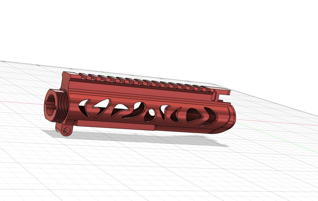 STL file Airsoft M4 upper reciver 🔫・Design to download and 3D print・Cults