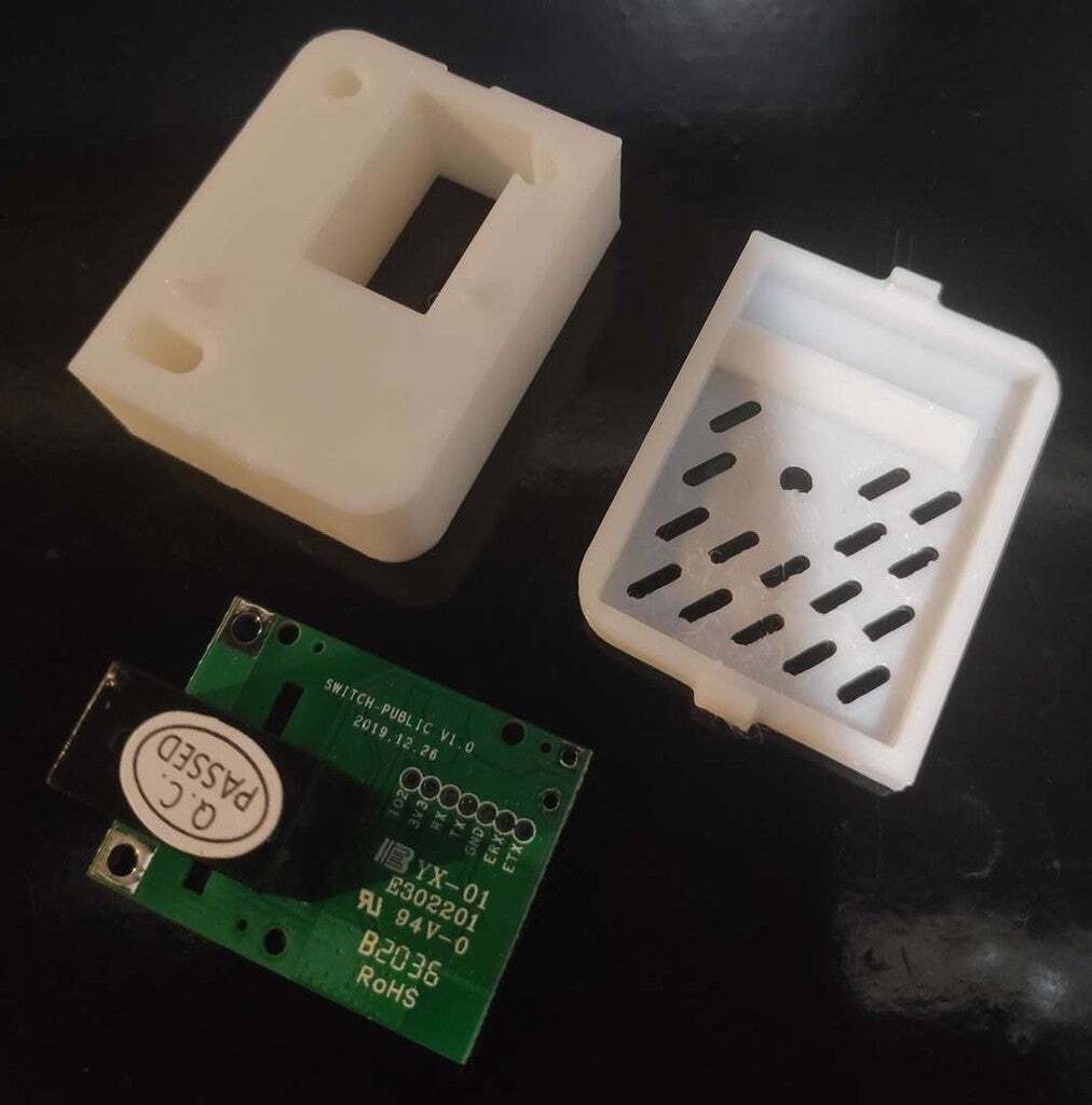 Archivo STL gratuito Boite sonoff 5V - RE5V1C・Design para impresora 3D ...