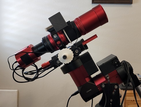 Free 3D file iOptron CEM40 Declination spacer for cables・3D printing ...