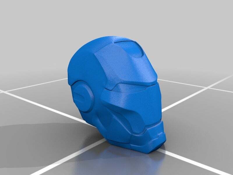 Free STL file iron man helmet・3D printable design to download・Cults