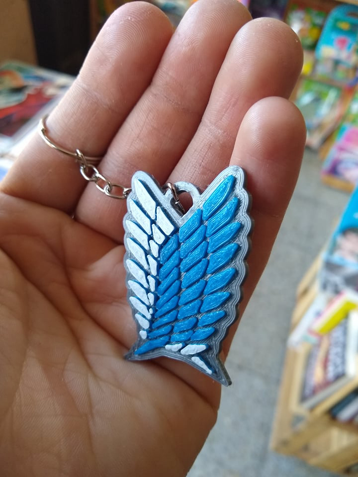 STL file Exploration Body Keychain (shingeki no kyojin)・Model to ...