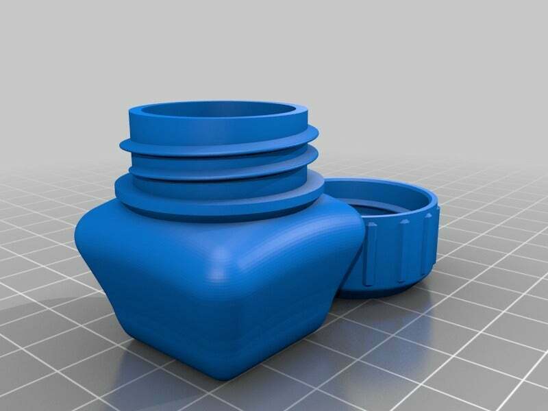 Free STL file Bottle and Screw Cap 29・Object to download and to 3D ...