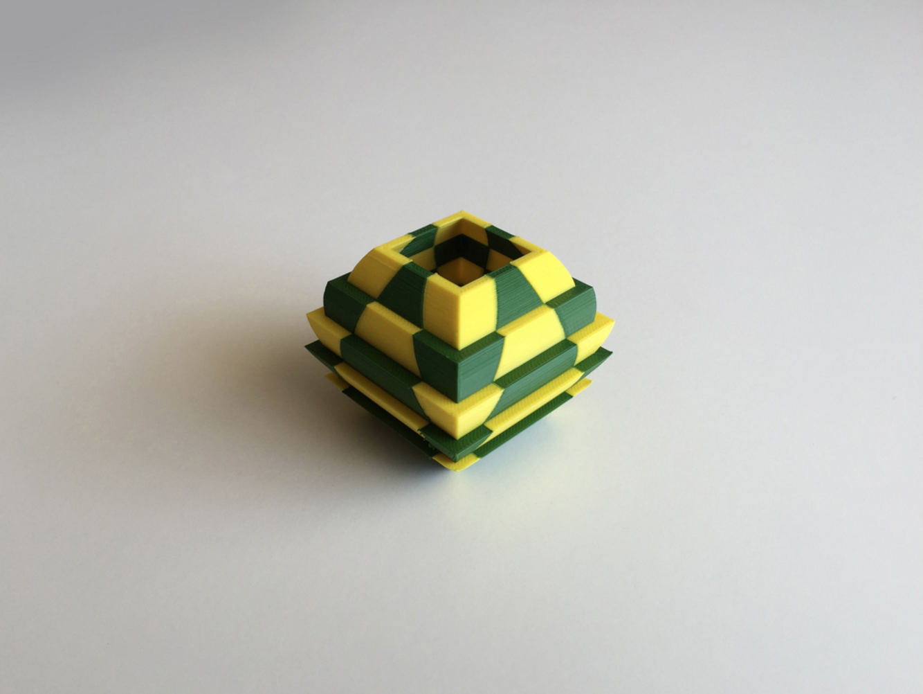 STL file Cacti Vase (Dual Extrusion / 2 Color)・3D printer model to ...