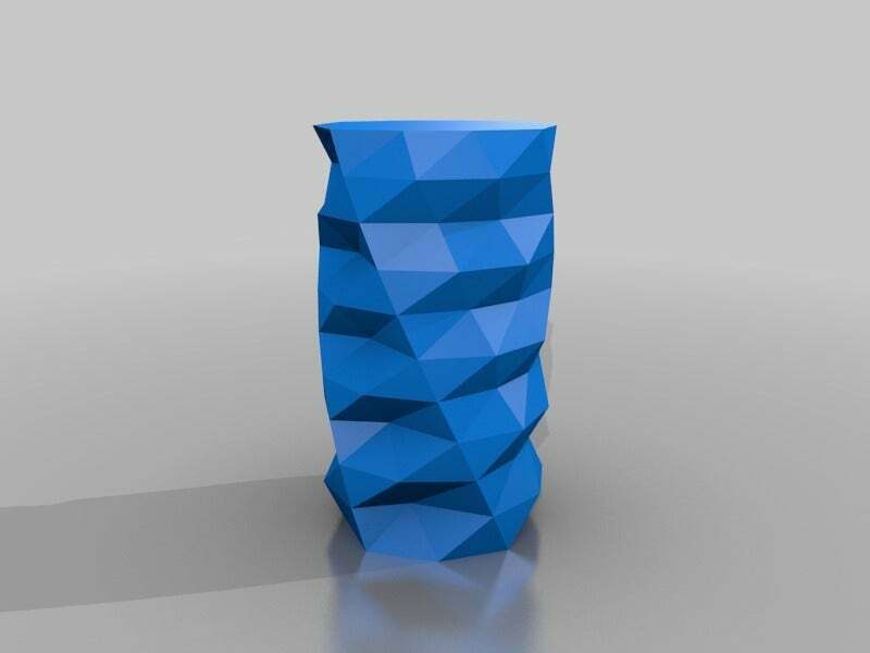 Free STL file Poly Vase 6・3D printer design to download・Cults