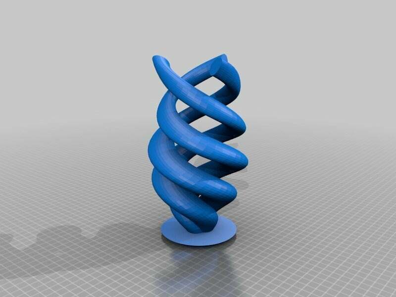 Free STL file Helix Vase 6・3D printer model to download・Cults