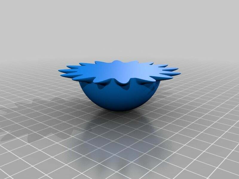 Free STL file Hemisphere Bowl 8・3D printing design to download・Cults