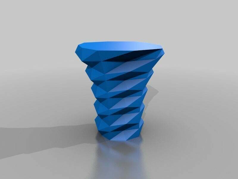 Free STL file Poly Vase 2 🏺・3D printing model to download・Cults