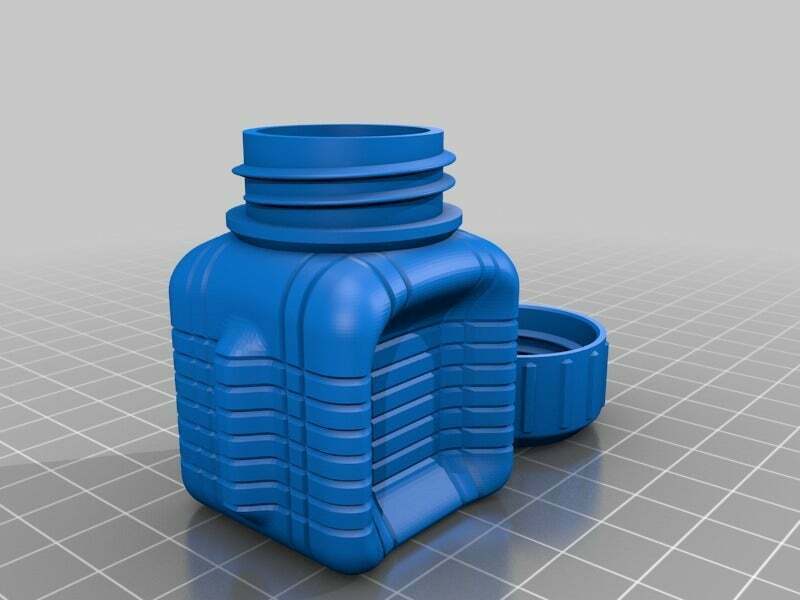 Free STL file Bottle and Screw Cap 36・3D printable object to download・Cults