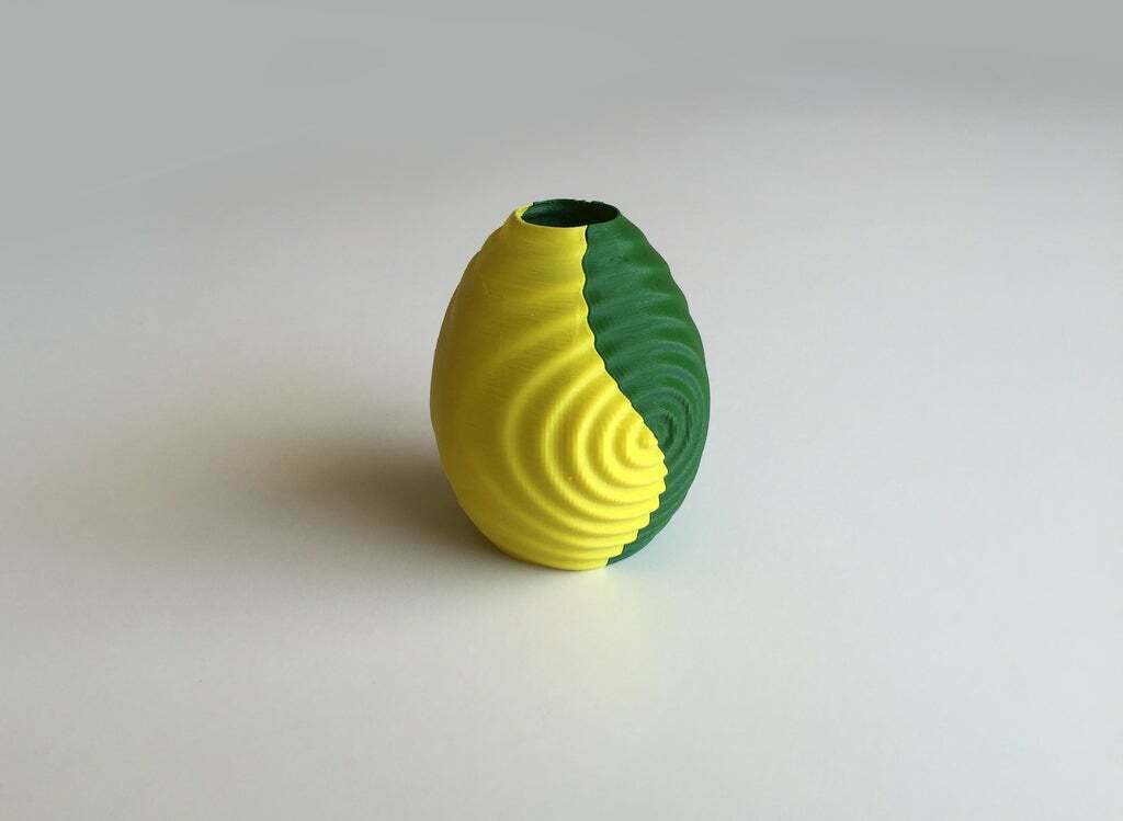 Free STL file Ripple Vase (Dual Extrusion / 2 Color)・3D print object to ...