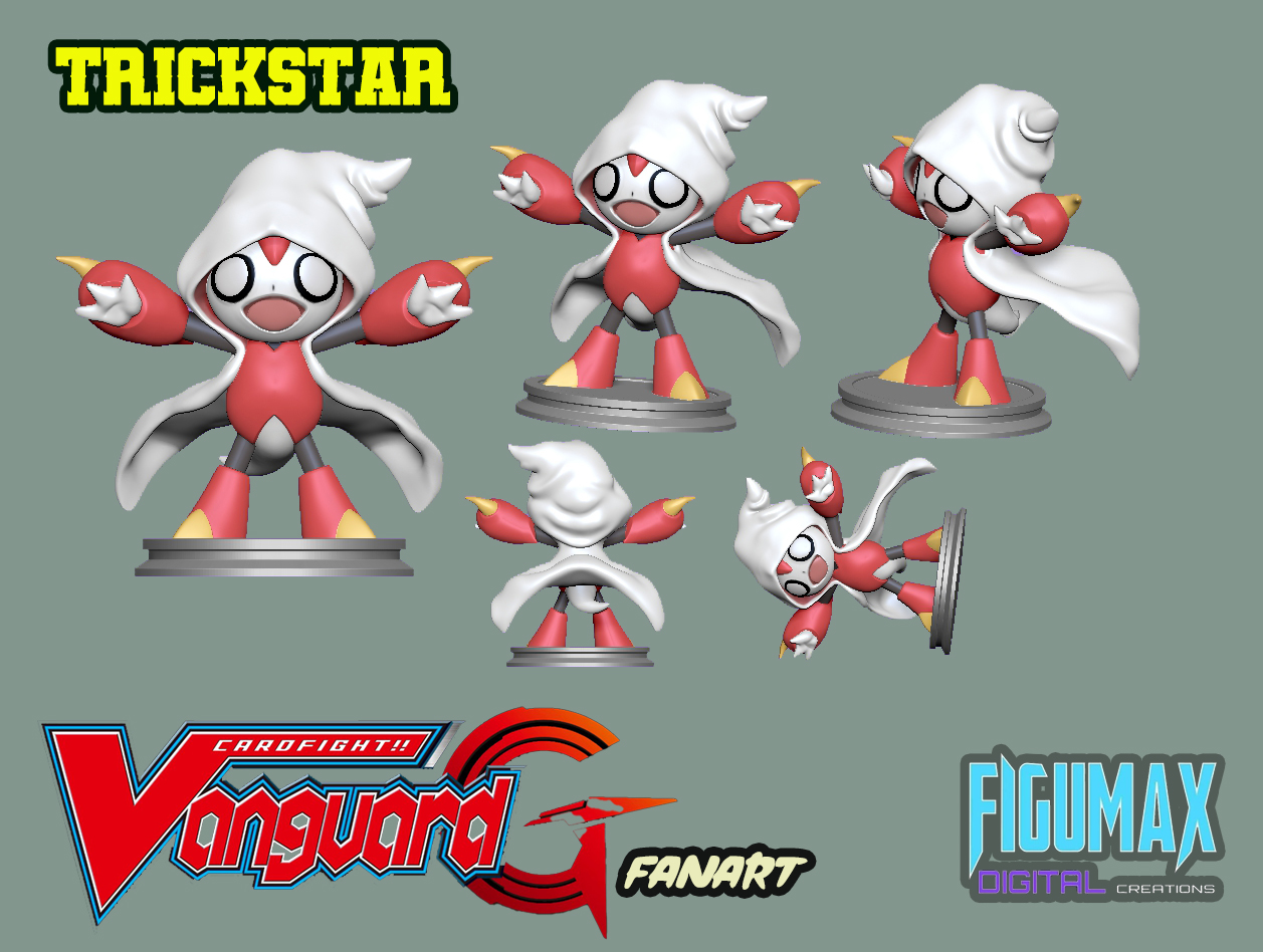 STL file TRICKSTAR VANGUARD FANART 🐉・3D printer model to download・Cults