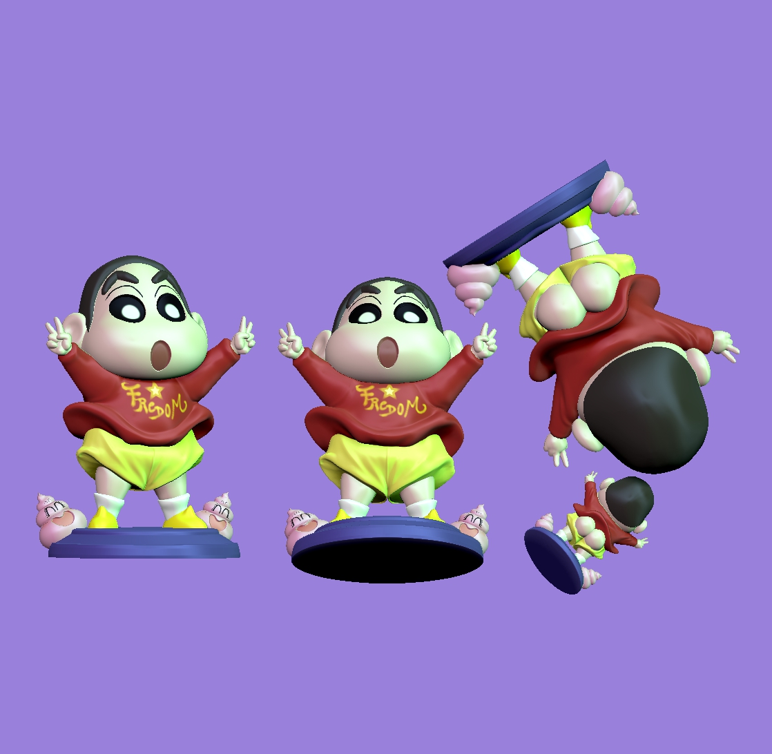 STL file SHIN CHAN JOYOYO - Fan Art - 🎨・3D printer model to download・Cults