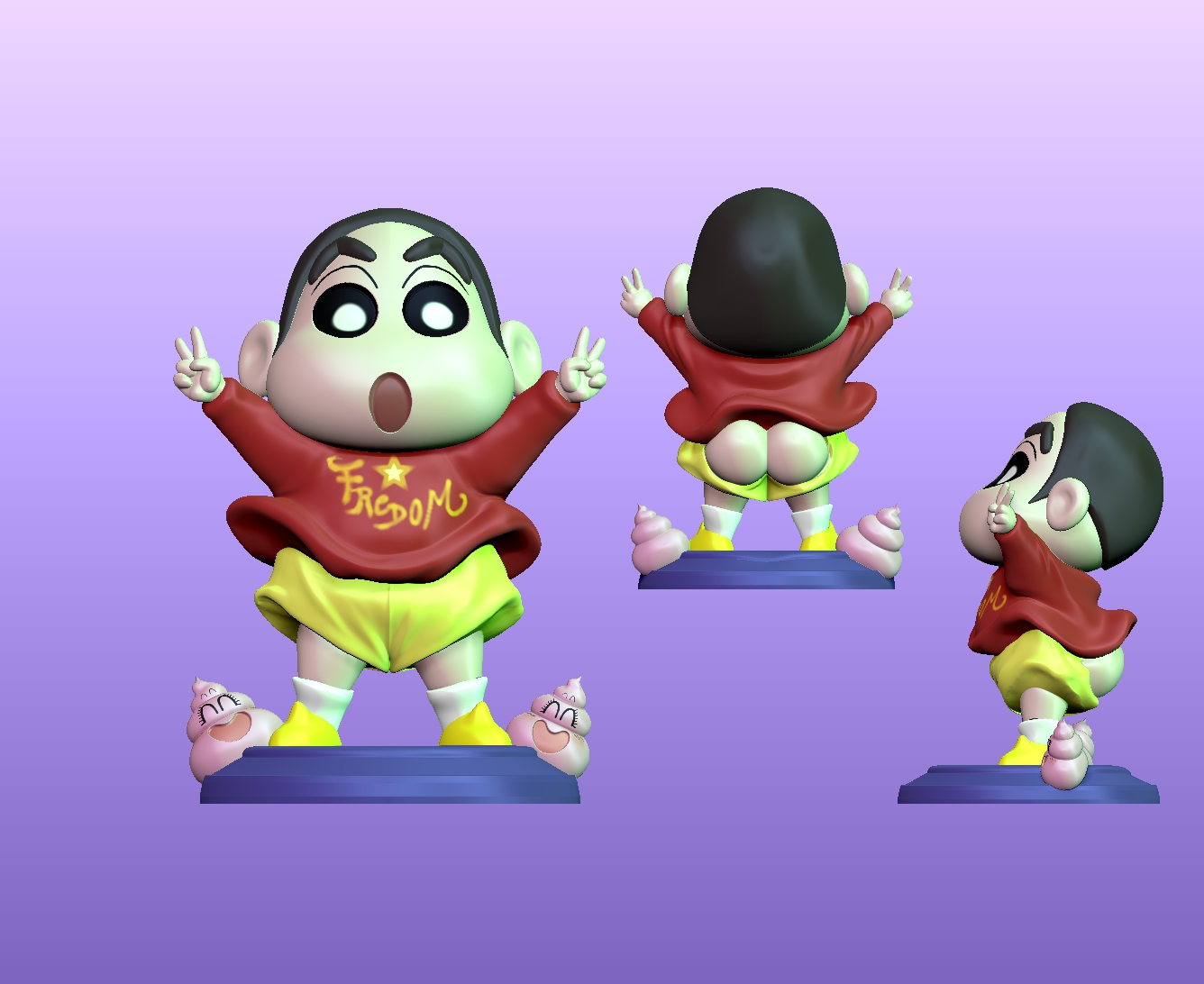 STL file SHIN CHAN JOYOYO - Fan Art - 🎨・3D printer model to download・Cults