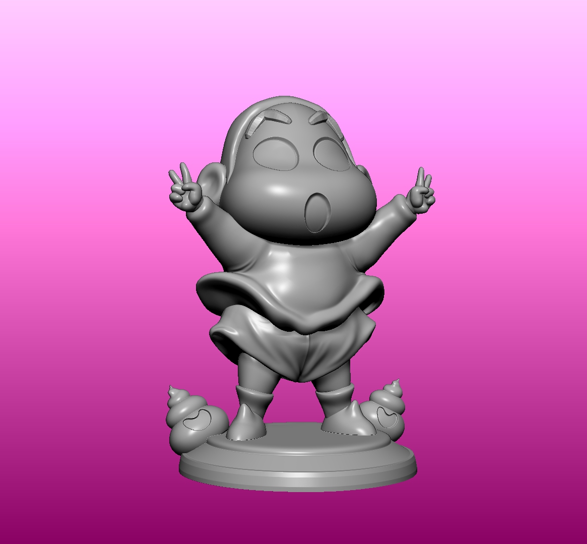 STL file SHIN CHAN JOYOYO - Fan Art - 🎨・3D printer model to download・Cults