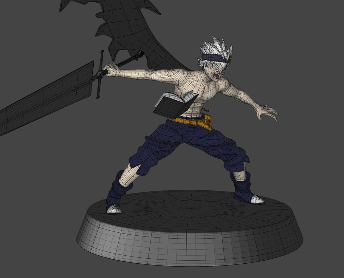 OBJ file Asta Black Clover ☘️・3D printing model to download・Cults