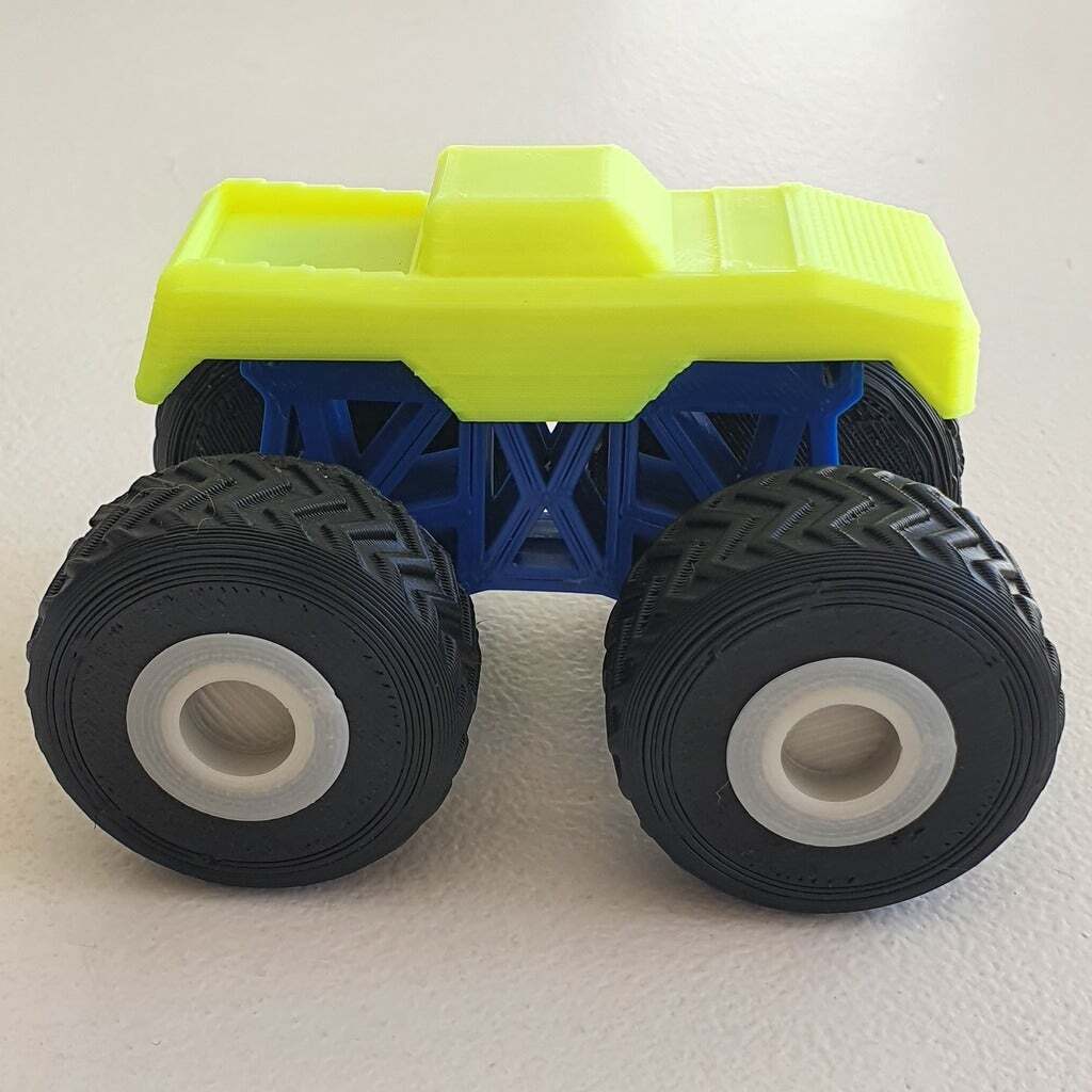 Free STL file Monster Truck Toy 👹・3D printable model to download・Cults