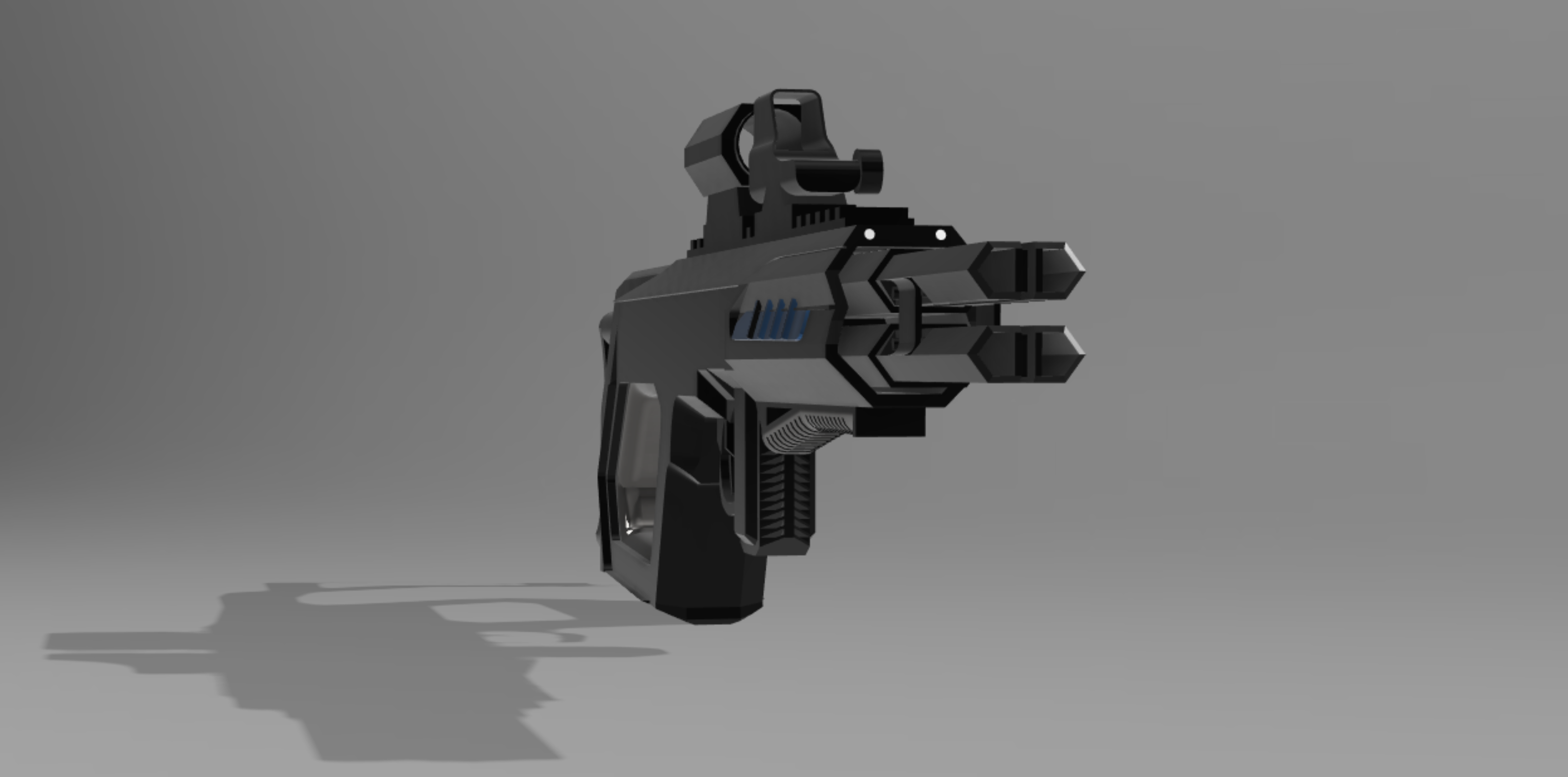 Free OBJ file Futuristic Rifle 🔫・3D printing template to download・Cults