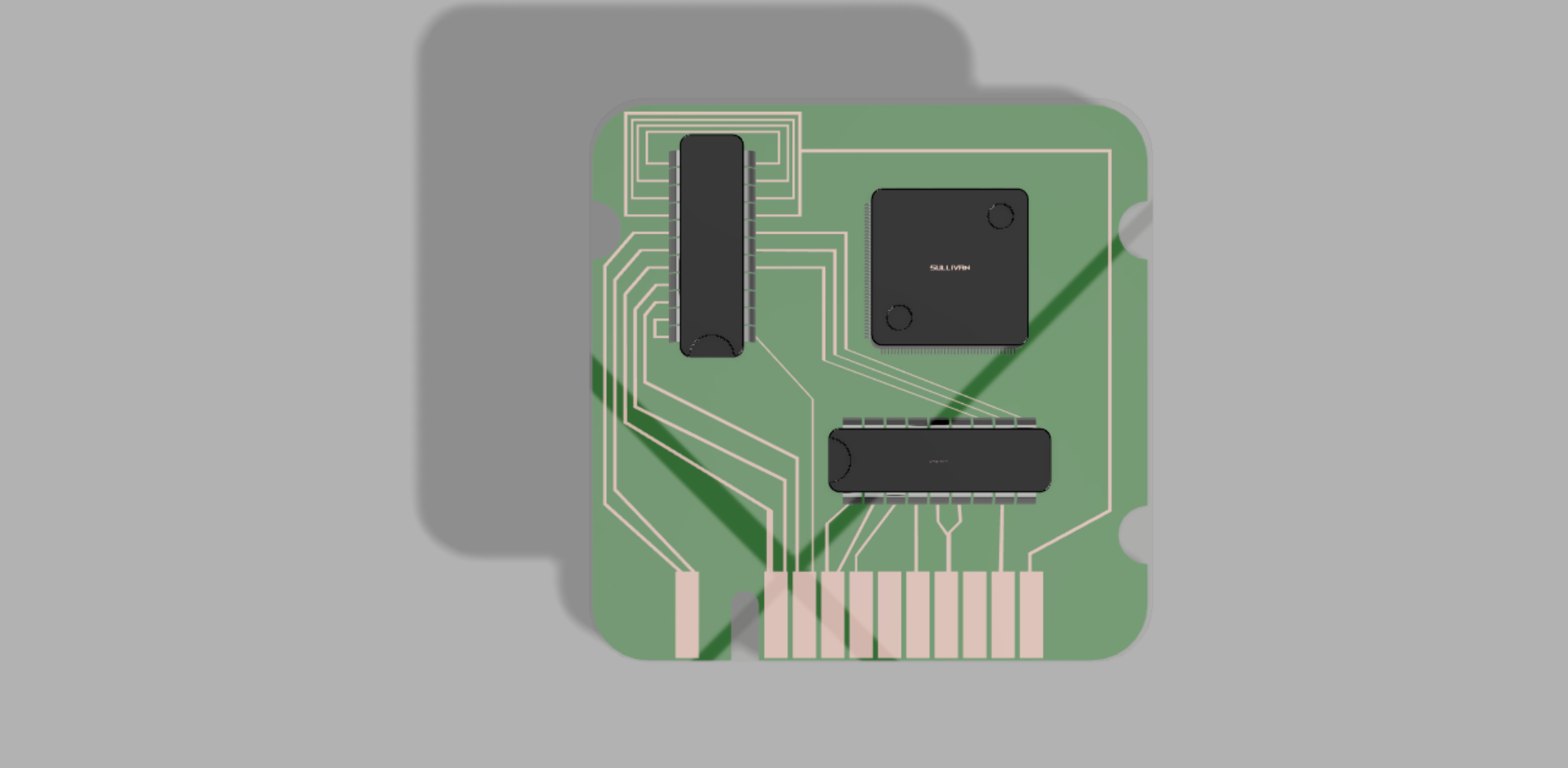 Free OBJ file Computer Chip・3D print object to download・Cults