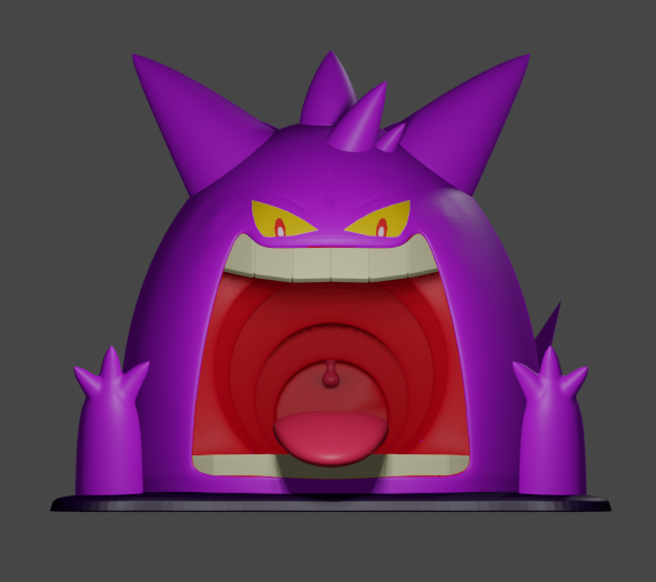3D file Gengar Gigamax・3D printable model to download・Cults