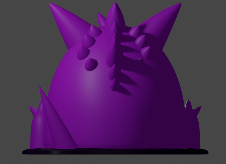 3D file Gengar Gigamax・3D printable model to download・Cults