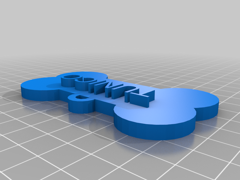 Free STL file My CuTUNICO3stomized Customized dogtag・3D print object to ...