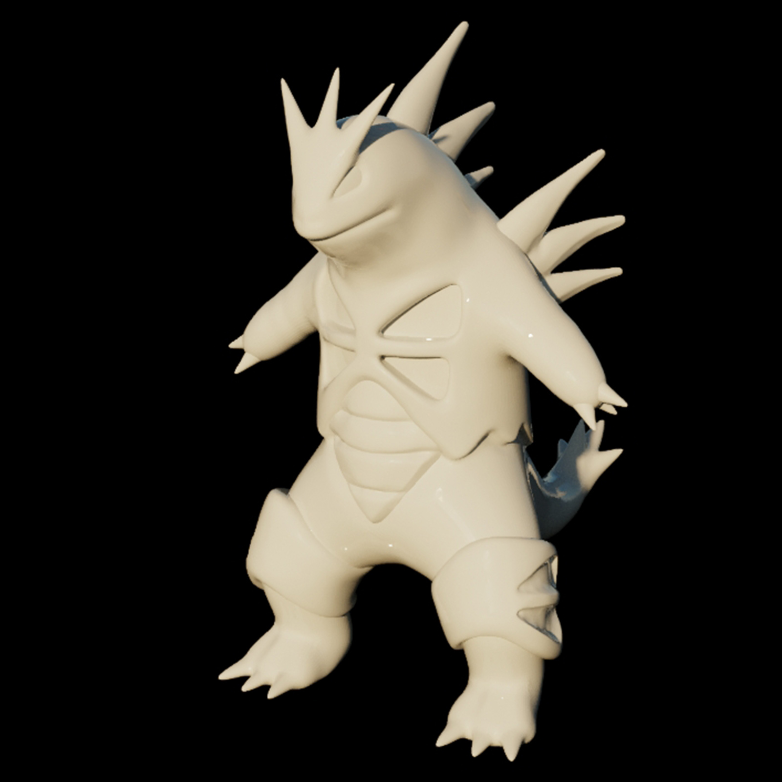 Free STL file Tyranitar pokemon・3D printer model to download・Cults