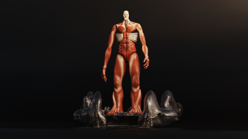 STL file COLOSSAL TITAN ARMIN 進撃の巨人 🧸・3D printable design to download・Cults
