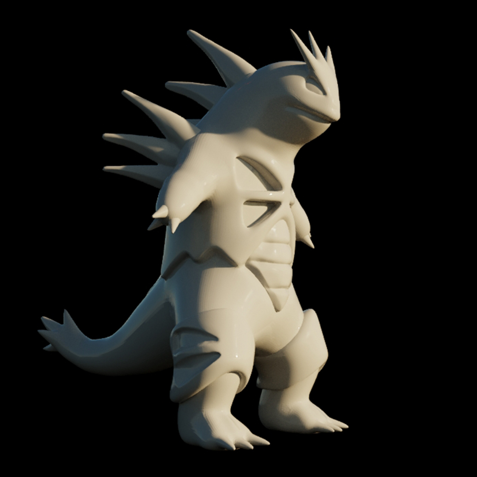 Free STL file Tyranitar pokemon・3D printer model to download・Cults