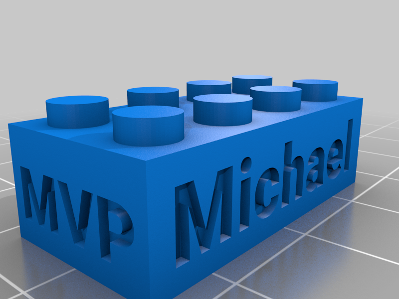 Free STL file MVP Lego・Template to download and 3D print・Cults